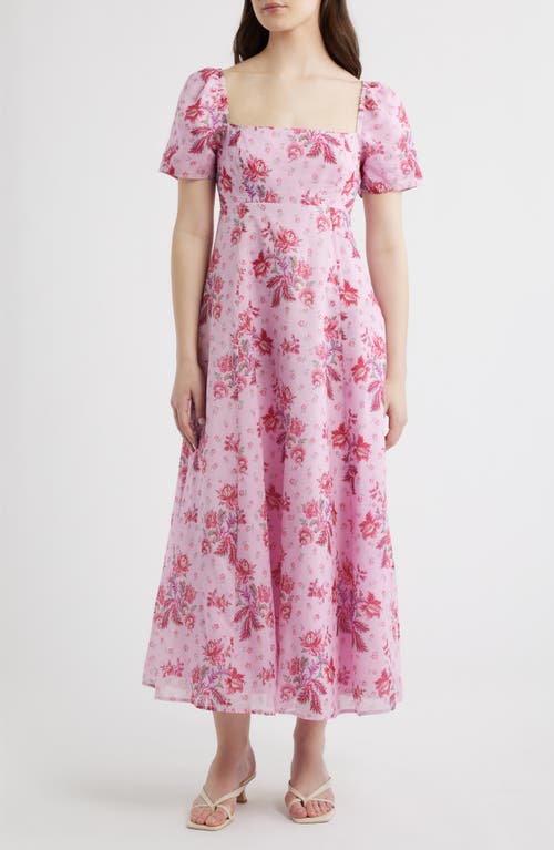 HILL HOUSE HOME Hill House Home Matilda Floral Puff Sleeve Maxi Dress